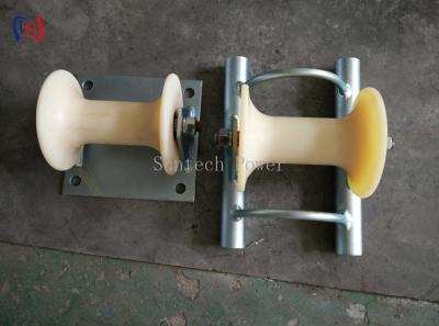 China 150mm Diameter Cable Pulley Roller 5KN Cable Pulleys And Rollers for sale