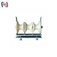 China Triple Sheave Nylon Stringing Block with 5kN Rated Load for Bundle Conductor Stringing for sale