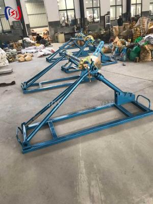 China Detachable Type Cable Reel Stand with 30-100KN Rated Load for 1600-3000mm Cable Drums for sale