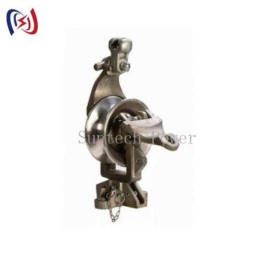 China Universal Stringing Block with Low Friction Pulley Design and Durable Metal Construction for Customizable Transmission Line Cable Installation for sale