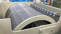 China Solid Liquid Separation Automatic Backwash Aquaculture Rotary Drum Filter for Koi Pond 100*100*100cm for sale