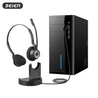 China BT308 Series ENC Wireless Headset Bluetooth Headset with Mic for PC and Mobile for sale