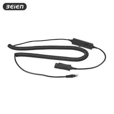 China BNQD Quick Disconnect Cable Accessories to RJ9 IP Phone Wire Plug and Play for sale