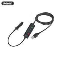 China BNQD Quick Disconnect Cable Accessories To USB Adapter With Inline Control For PC Call Center for sale