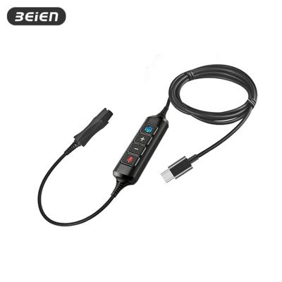 China BNQD Quick Disconnect to Type C Cable Accessories with Noise Cancelling and Inline Control for PC Tablet for sale