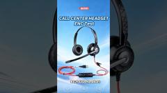 Noise vs  Clarity  BS29 Headset ENC Noise Cancellation Test#headset #manufacturer #noisecancelling