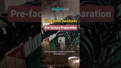 Call center headsets Pre-factory preparation #headphones #manufacturer  #factory #wholesale