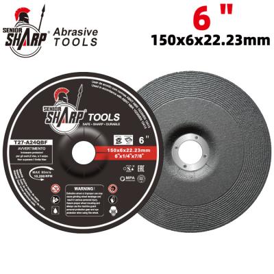 China 6 Inch 150X6X22.2mm  Polish Disc Grinding Wheel Abrasive Tool Manufacturing Machine for sale