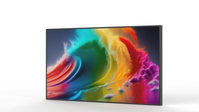 China 55 65 Inch Indoor High Brightness Ceiling Hanging Advertising Single Side Digital Signage Window Lcd Display Screen for sale