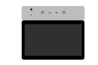 China Smart Portable Modern Design Digital Podium with Intel i5 6th Gen and 350 Cd/m² Brightness for sale