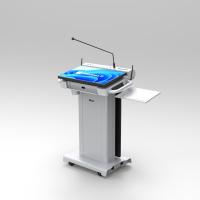 China Multi Language Multimedia Podium Lectern Foldable Smart Lectern for sale