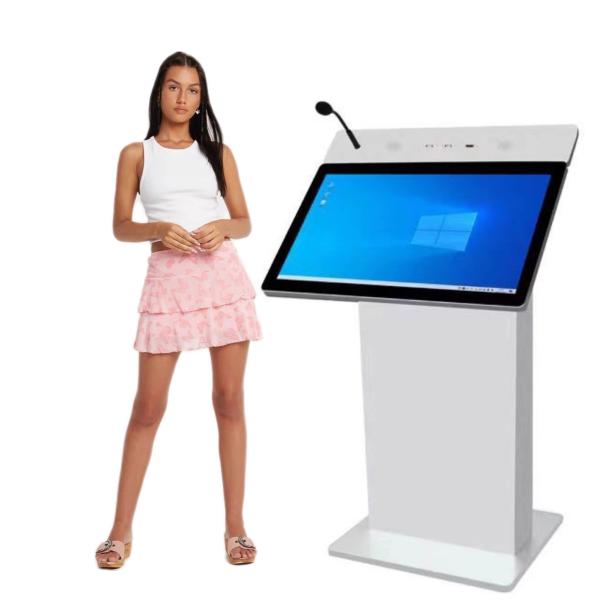 Quality Conference Hall Multimedia Podium , Smart Classroom Podium Lectern for sale