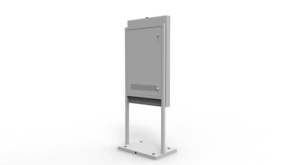 Quality 55 inch Outdoor LCD Signage Advertising Totem Media Player Digital Signage with for sale