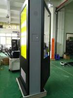 Quality 55 65 Inch Outdoor Totem Signage 4K Double Sided Digital Signage Advertising for sale