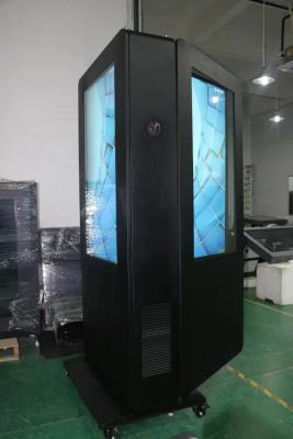 Quality 55 65 Inch Outdoor Totem Signage 4K Double Sided Digital Signage Advertising for sale