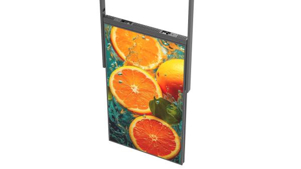 Quality Ultra Thin Bezel Shop Window Screen Double Sided Suspended Window Displays for sale