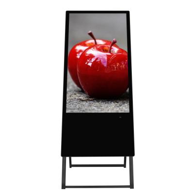 China Smart Kiosk Vertical LCD Signage Display Digital Signage Totem Floor Standing Touch Screen for sale