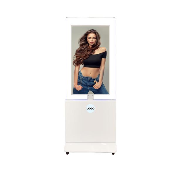 Quality 43 Inches Hanging Indoor LCD Digital Signage Double Sided Window Advertising for sale