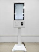 China White Queue Ticket Kiosk with Quad-core Cortex-A17 Processor 178°/178° Viewing Angle and 350 Cd/m² Brightness for sale