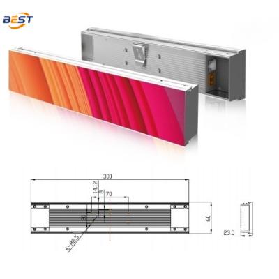 China High-Brightness Slim LED Poster Display  500CD/M2 GOB Surface Protection LAN/WiFi Control for sale