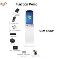 China Interactive POS Kiosk with 4K Clarity Display 50,000-Hour Lifespan and 10-Point Capacitive Touch for Self-Service Ordering for sale