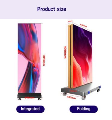 Cina Schermo per poster LED da interno P2.5 1920x640mm con manutenzione frontale in vendita