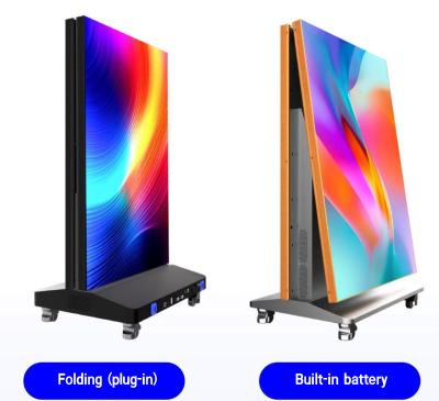 China Portable Indoor LED Poster Screen P1.25-P2.5 4K UHD 3840x2160 for sale