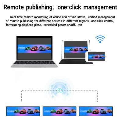 China Back Light WLED Retail Store Display Durable for sale