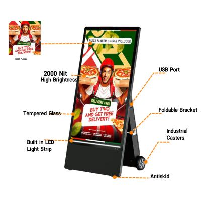 China High Brightness Multi Language Outdoor LCD Digital Signage with TCP IP/PPPOE/ICMP/DHCP/DNS/FTP/HTTP Connectivity for sale