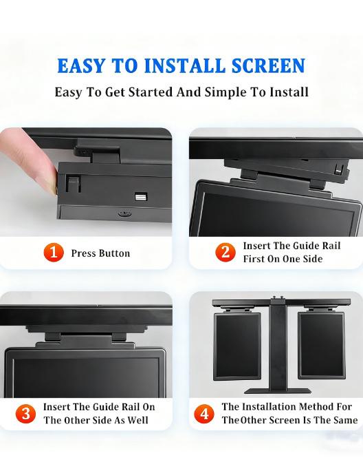 LCD Electronic Shelf Label display close-up