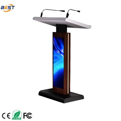 China Audio Video AV Conference Presentation Speaker Speech Wireless Microphone Podium for sale