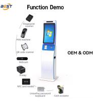China 1920X1080 Resolution Self-Service Ordering Kiosk with Capacitive Touch 10 Point and Modular Add-Ons for sale