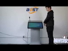 E Classroom Multimedia Podium Smart 350nits Brightness Computer Podium