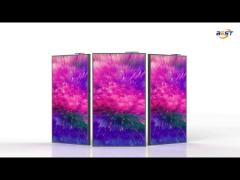Hanging Retail Shop Window Display 2500 Nits Floor Standing Window Screen