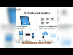 Smart Android Automatic Queue Management System Ticket Dispenser , Self-Service Queue Number Ticket Machine For Bank
