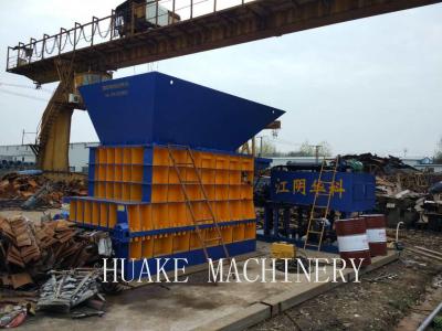 China QSW-800 Hydraulic Scrap Metal Shear with 8000kN Cutting Force, PLC Automatic Control, and 9-12 Tons/Hour Throughput for sale