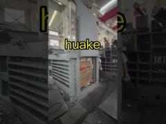 hpm -125 horizontal baler machine for cardbaord,plastic,