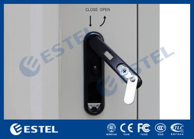 China Aluminum Steel Thermostatic Outdoor Power Cabinet Cutomized 900×900×2100 mm for sale