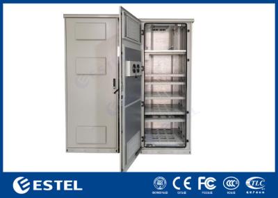 China Gabinete de parede dupla 32U externo de rack de 19 polegadas para telecomunicações ao ar livre com uma porta frontal à venda