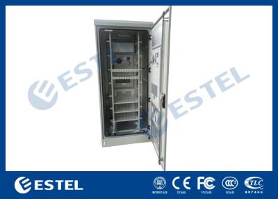 China 40U Height Floor Mounted Telecom Enclosure Standard 19 Inch Telecom Equipment Cabinet for sale