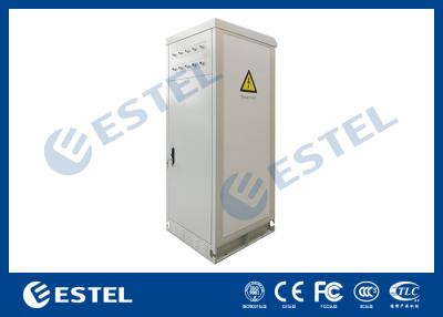 China Temperature Control Custom Made Antitheft Outdoor Telecom Cabinet With Front Door And Back Door for sale