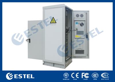 China Temperature Control Custom Made Antitheft Outdoor Telecom Cabinet With Front Door And Back Door for sale