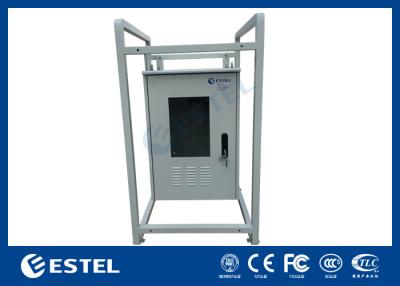 中国 19インチ 屋外電信設備 キャビネット IP55 防水 床に装着された囲み 販売のため