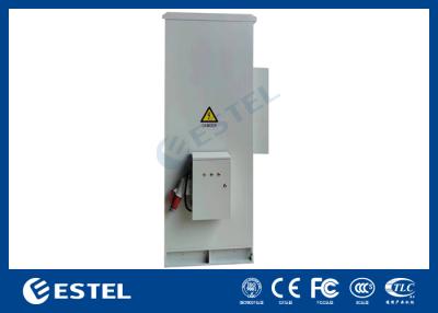 Китай Двойные стены 40U IP55 Внешний телекоммуникационный кабинет с PDU и боковой коробкой 2000 Вт Охлаждающая способность 220VAC/48VDC Входное напряжение продается