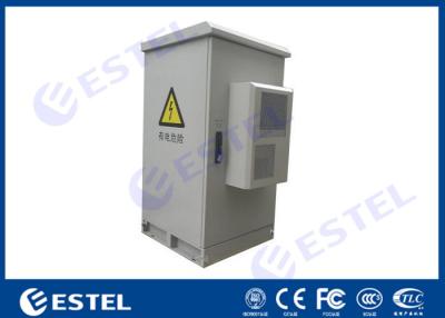 China Waterproof 24U Single Wall Insulated Outdoor Telecom Cabinet  / Temperature Control Box for sale