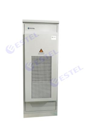 China Heat Insulated Single Wall Steel Outdoor Telecom Cabinet With DC Air Conditioner, Power distribution Unit for sale
