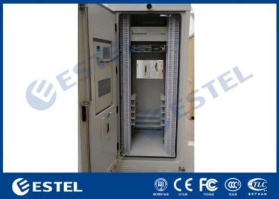 China IP55 Two Doors Air Conditioner Cooling Outdoor Telecom Cabinets With Camera Built-in for sale