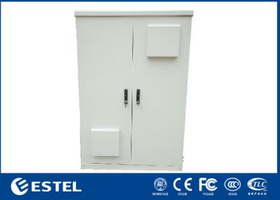 China Zwei Fach IP65 des Tür-Telekommunikations-Kabinett-im Freien Aluminiumboden-Berg-zwei zu verkaufen