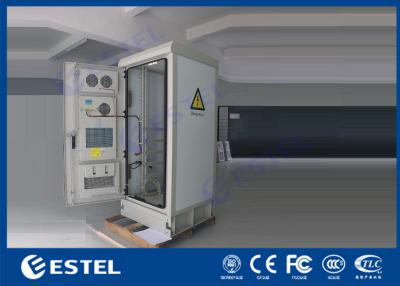 Anti boîte de communication de corrosion de Cabinet extérieur en acier de télécom avec la batterie de redresseur
