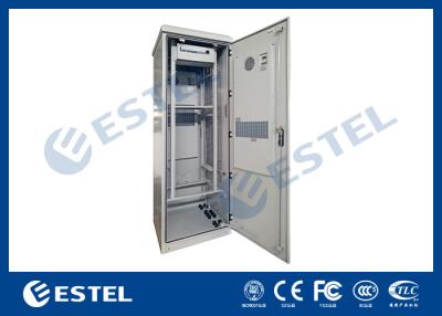 China PDU al aire libre de la unidad del gabinete IP55 1 de las telecomunicaciones de la pared doble de aluminio con Front Rear Access en venta